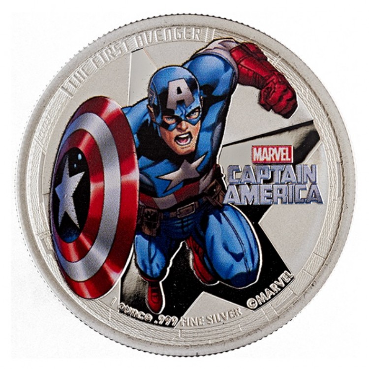 2014 Marvel AVENGERS - 4x Niue 2 dollars 2014 1 oz silver coin set